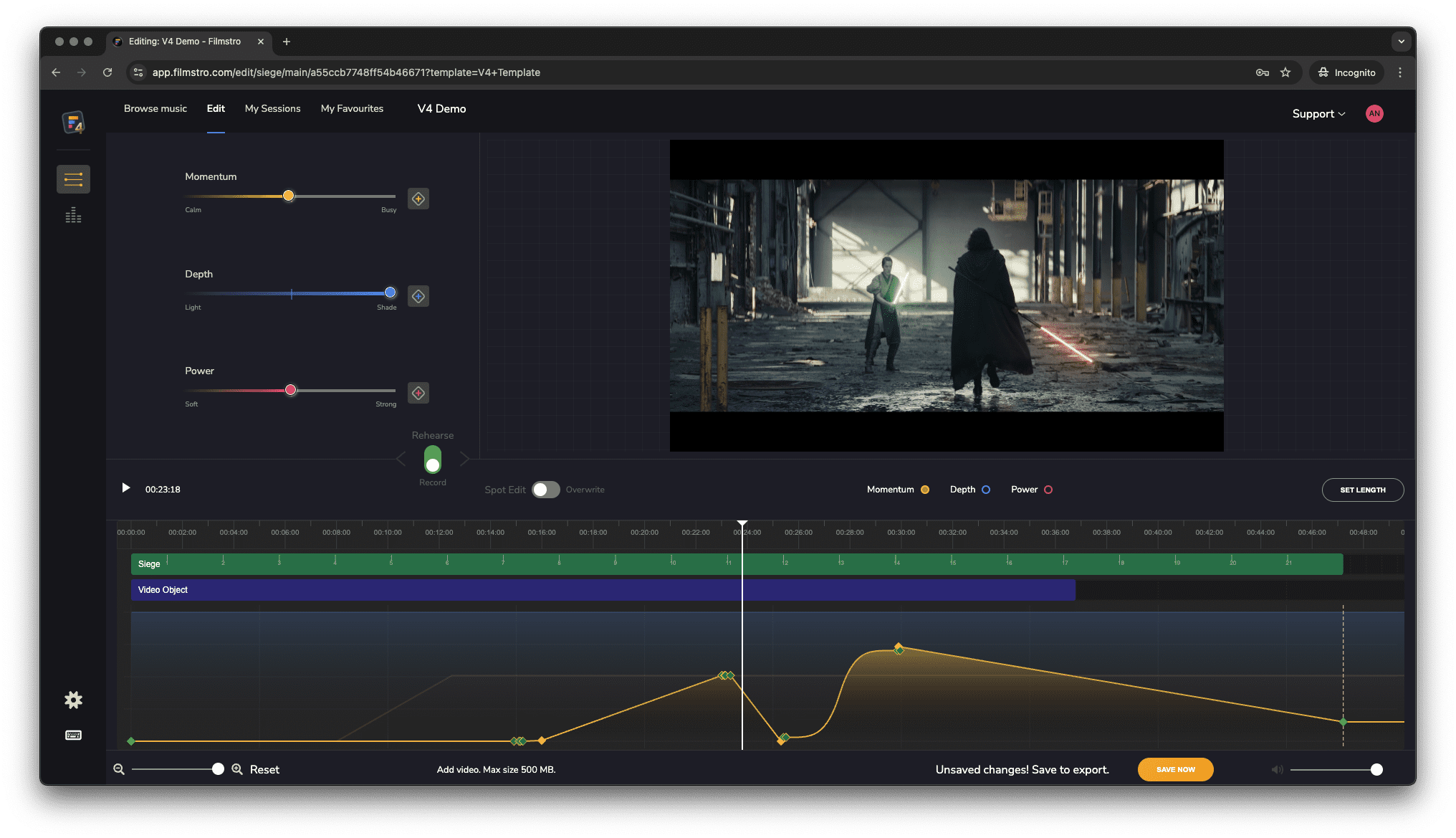Filmstro Introduces Keyframes in V4 | Filmstro